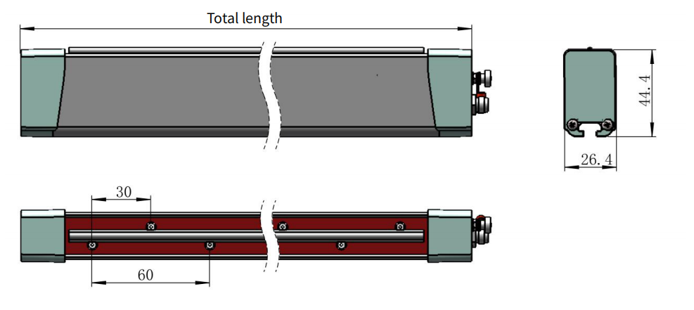 Powerful ionisation Pulsed DC Mid-Range QP-F66 static Eliminator ...